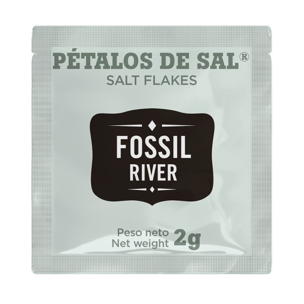 125u Salt Flakes in single-dose sachets - Fossil River